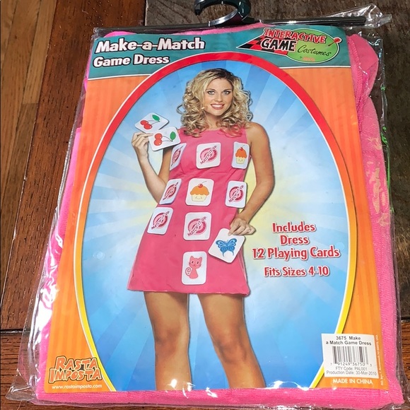 Rasta Imposta | Other | Make A Match Game Dress Halloween Costume 4 ...